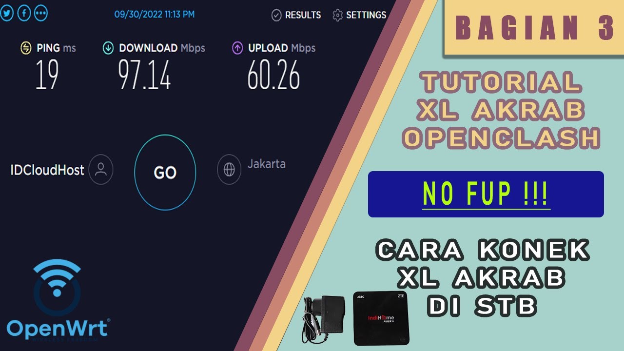 TUTORIAL KONEKKAN XL AKRAB DI STB OPENWRT TANPA MALAK KUOTA - YouTube