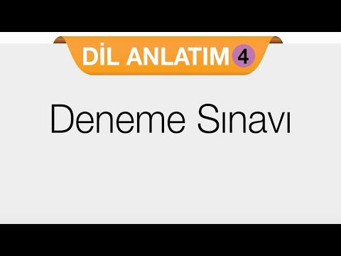 Dil Anlatım 4 -   Deneme Sınavı ( 10 Soru )