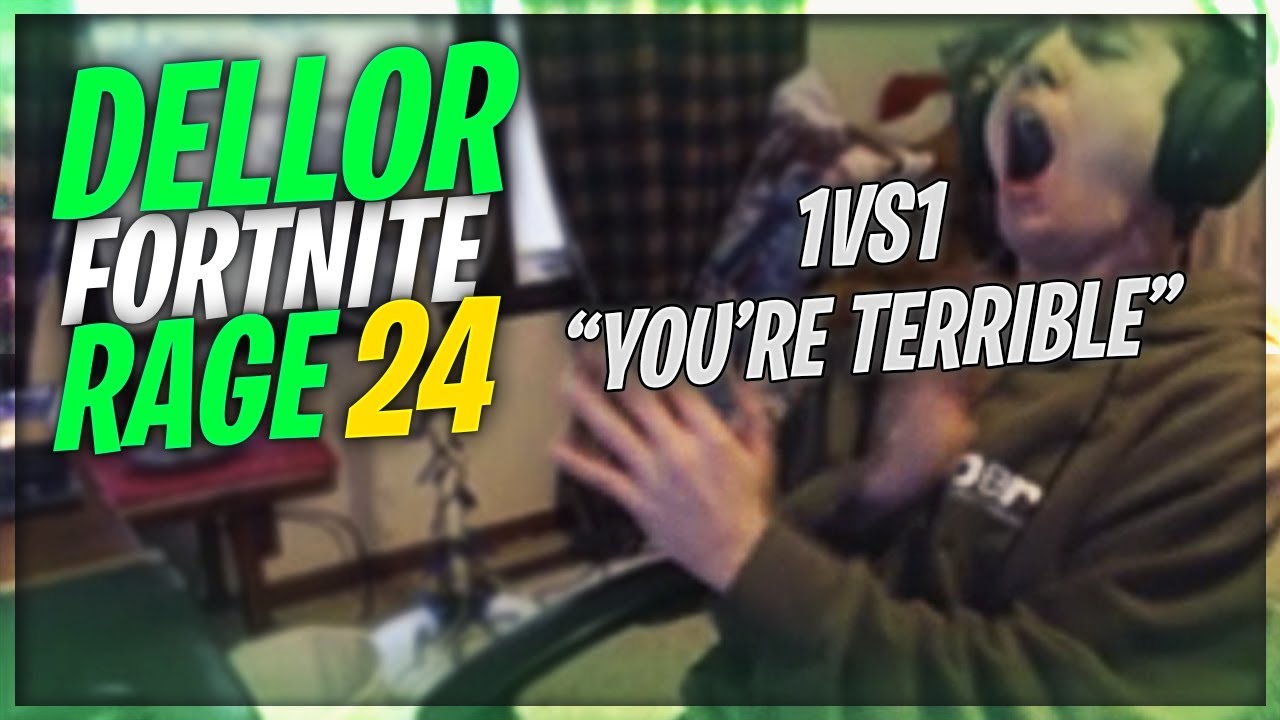 DELLOR FORTNITE MEGA RAGE 24 *1V1 PLAYGROUND* - YouTube