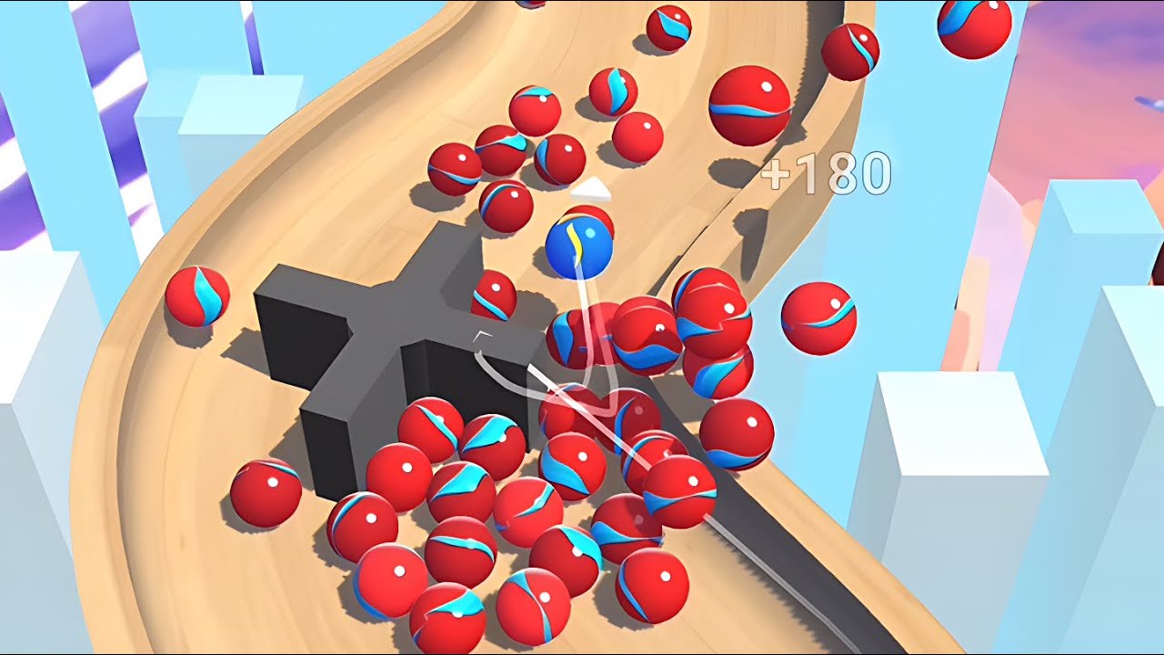 Marble Run Race - SpeedRun Gameplay ( Levels 80 ) - YouTube