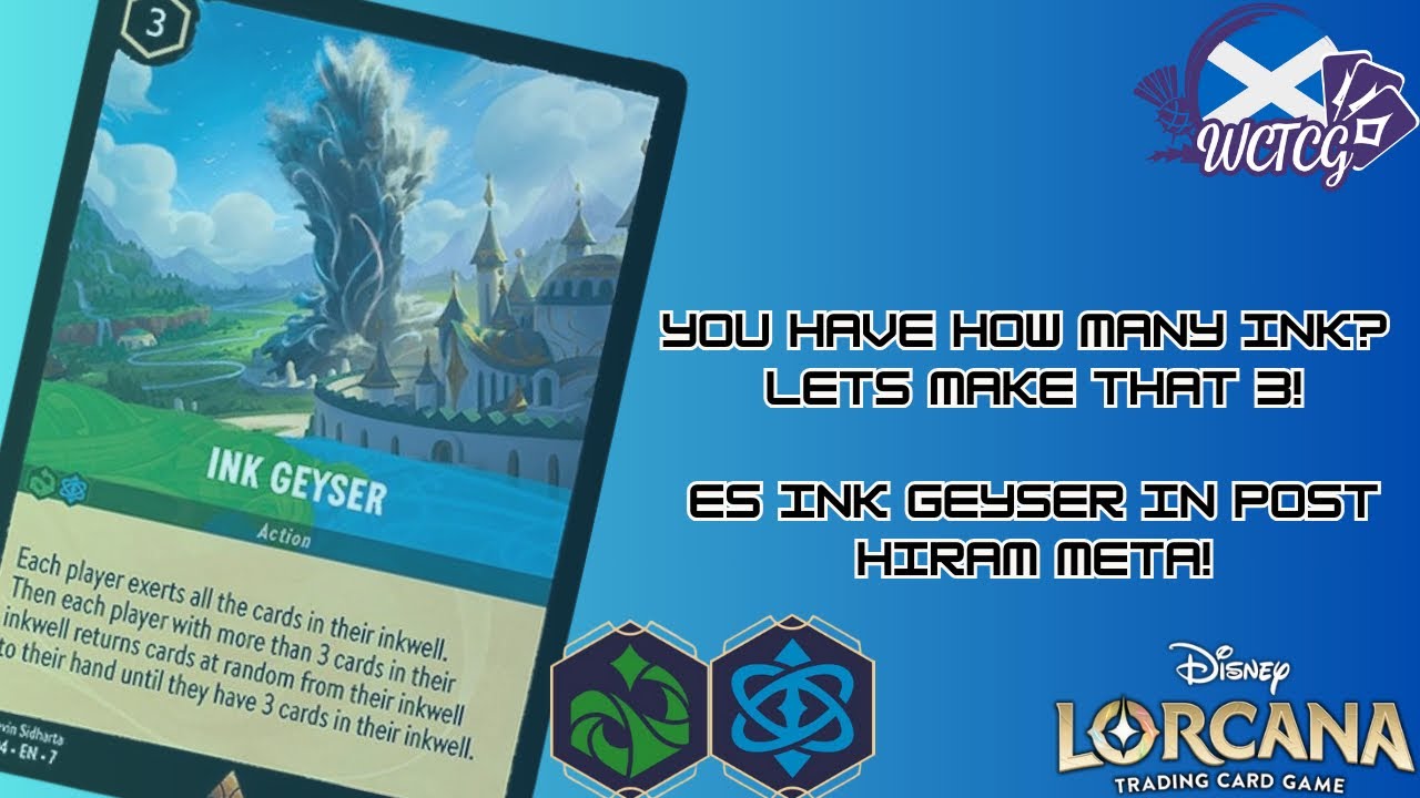 Ink Geyser COULD be BROKEN?!? ES Geyser in set 7 format - YouTube