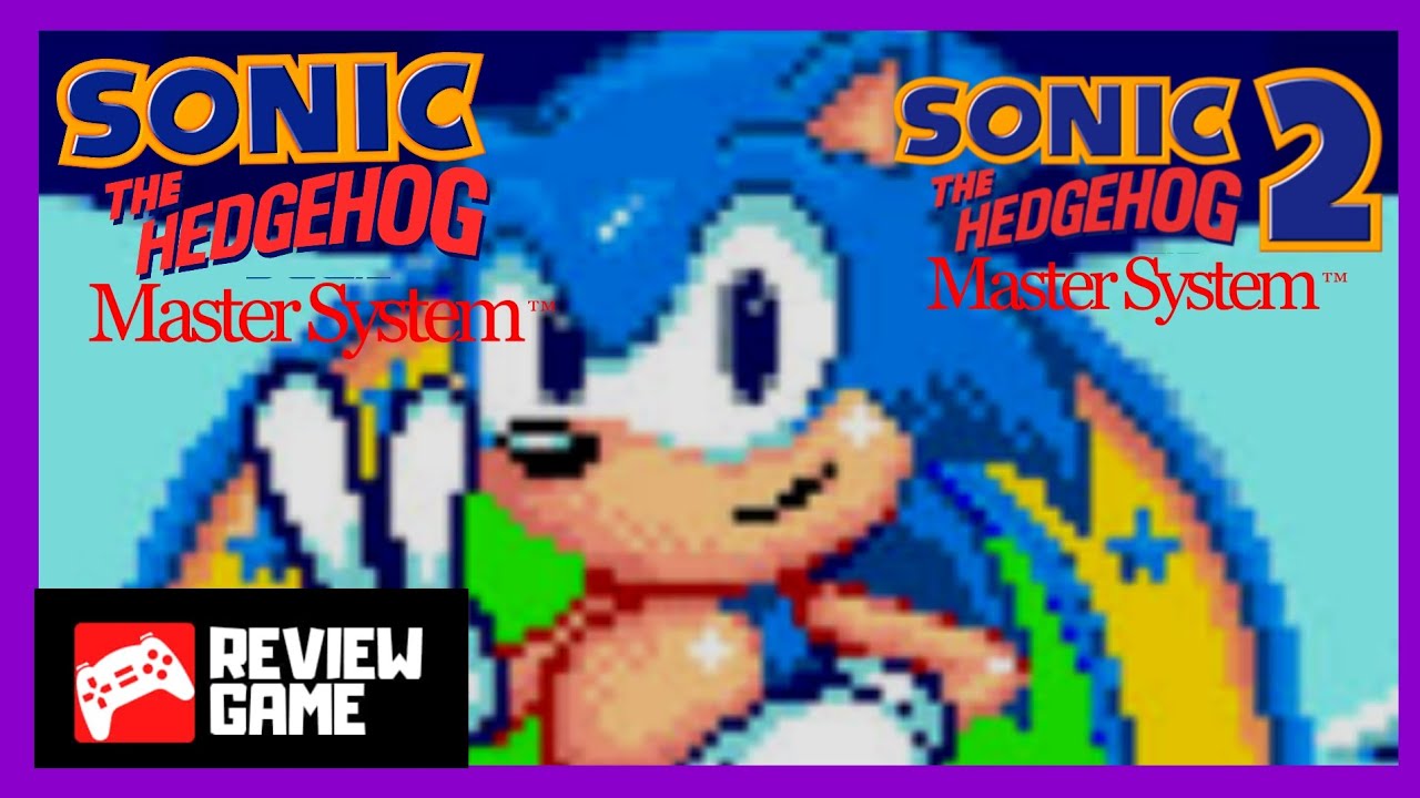 SONIC DE MASTER SYSTEM ERAM BONS! Sonic 1 E 2 Master System (ORIGINAL ...
