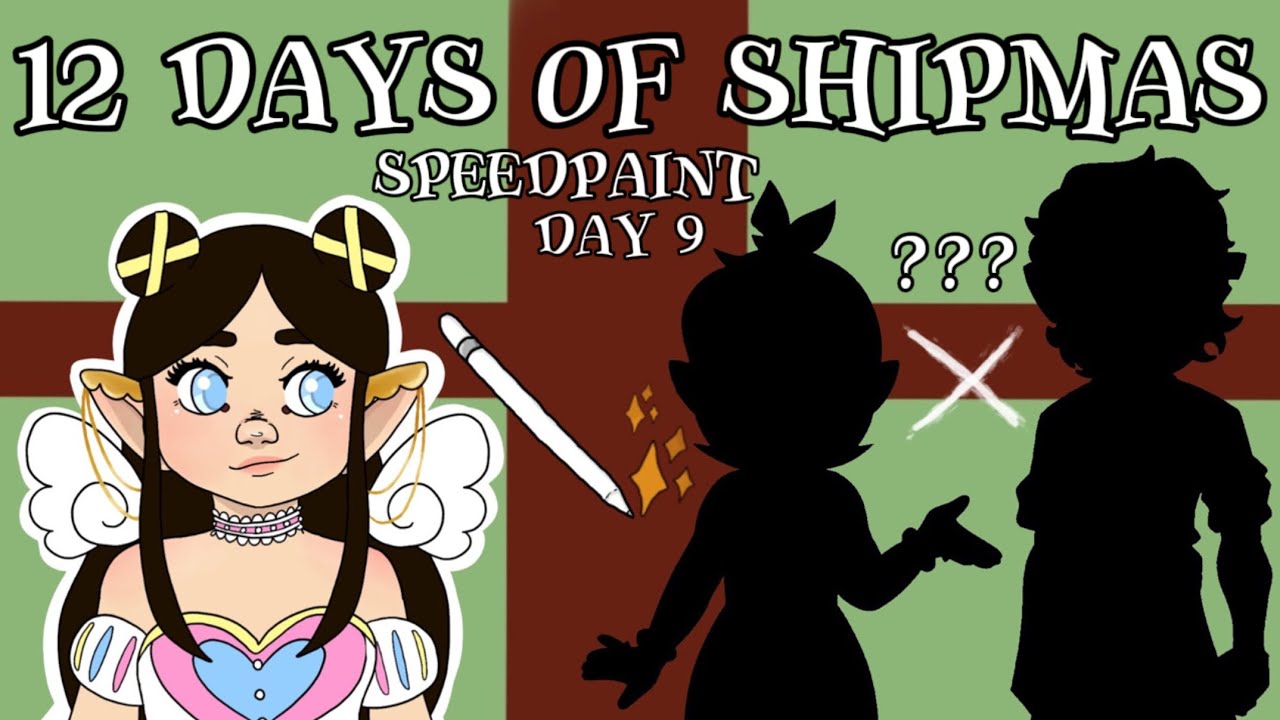 12 Days of Shipmas (OTP Speedpaint) // Day 9: Hunter and Willow - YouTube