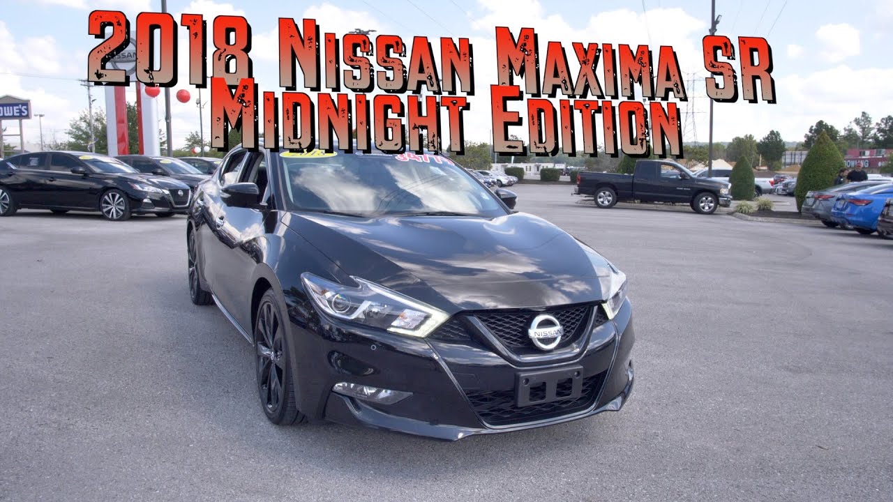 Preowned 2018 Nissan Maxima SR Midnight Edition|Nissan of Cookeville ...