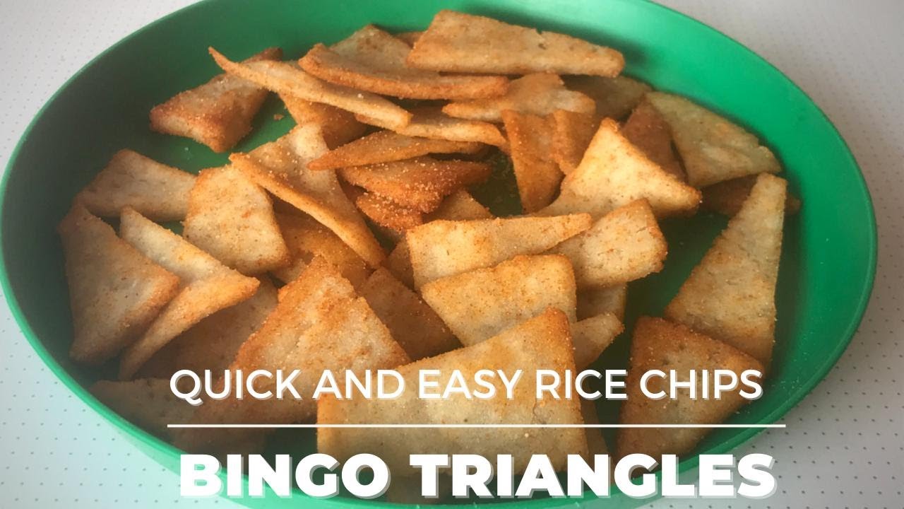 bingo triangles recipe in Telugu I Mad angles I Rice Chips I ...