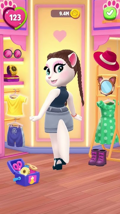 My Talking Angela • Dress Up Cute Girl Playwithtashviofficial Blackpink Pinkvenomdance Kpop