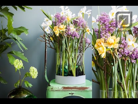 Spring Floral Arrangement tutorial Inspiration How to make - YouTube