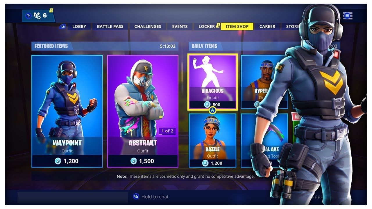 NEW WayPoint SKIN + HYPER GLIDER In Fortnite: Battle Royale - YouTube