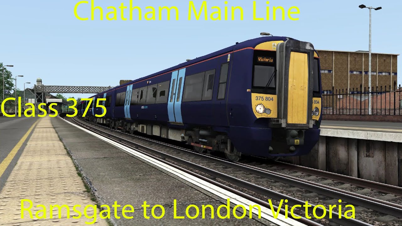 Train Simulator 2022 - Ramsgate to London Victoria (Class 375) - YouTube