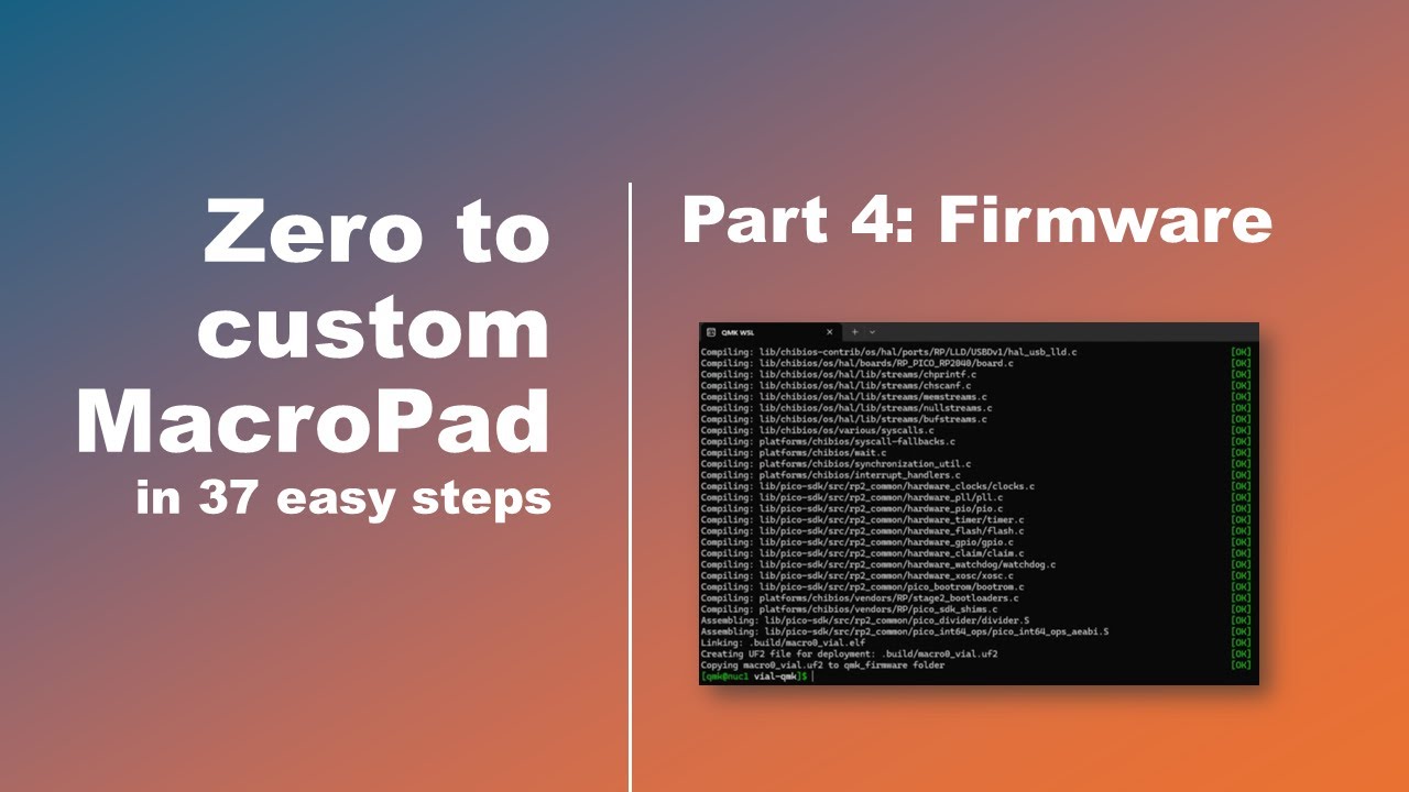 Zero to custom MacroPad in 37 easy steps - Part 4: Firmware - YouTube