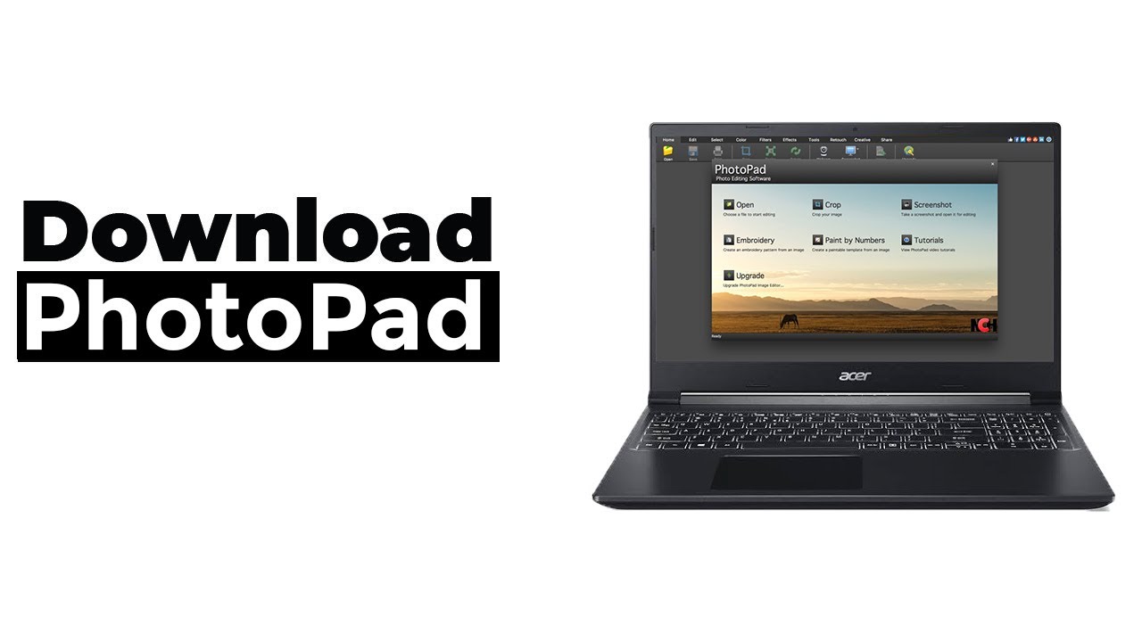 How to Download and install PhotoPad software on windows. - YouTube