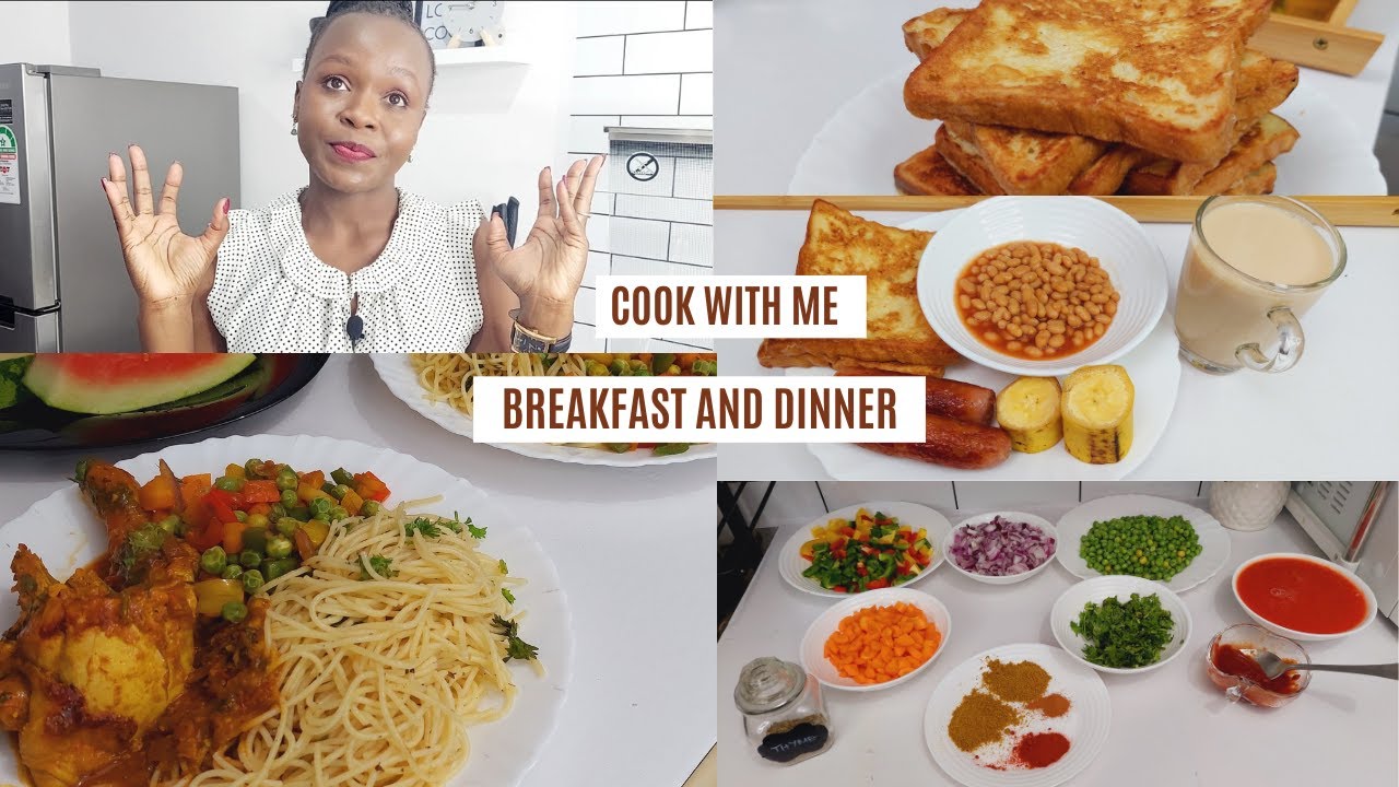 COOK WITH ME//Breakfast and Dinner/ #cookingathome #cookingvideo # ...