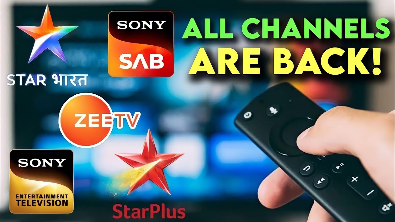 All Channels are Back - Resumed on TVs | STAR Plus, SAB TV, Zee TV ...