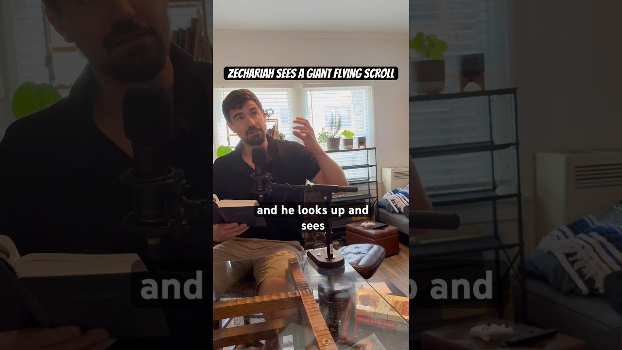 Zechariah Sees a Giant Flying Scroll - YouTube