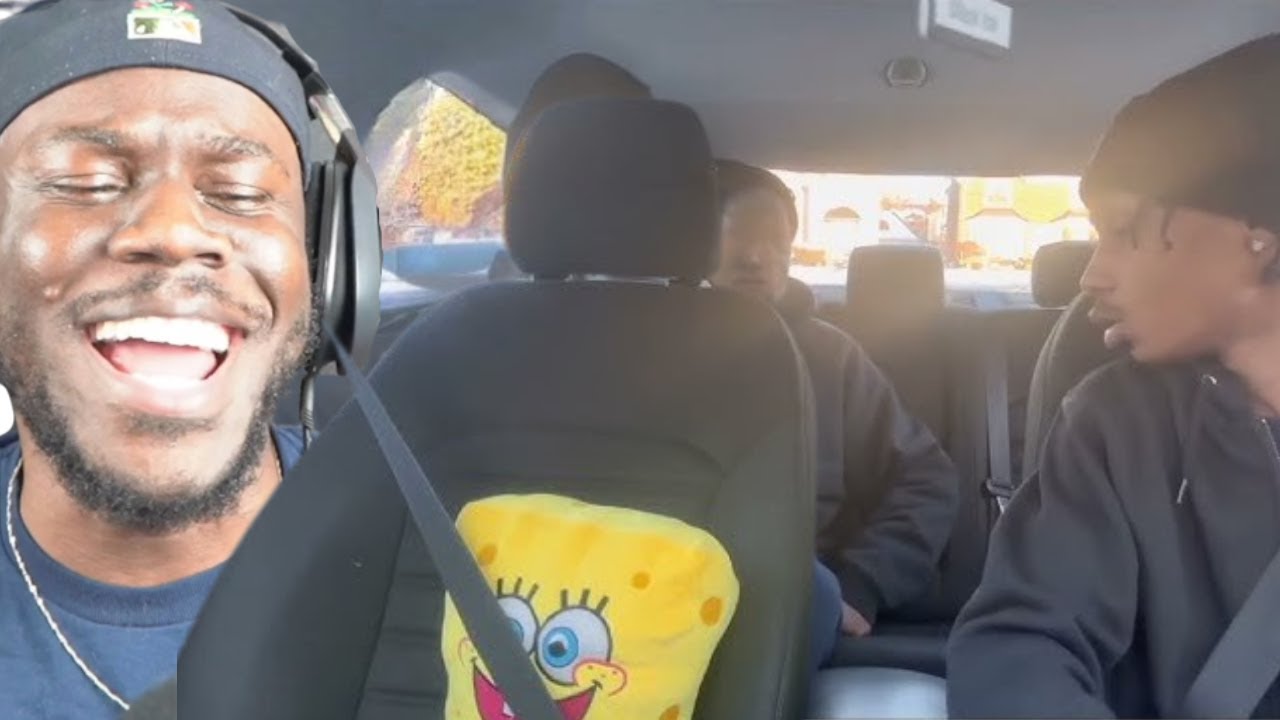 Guy Makes Unc Sit In The Back Seat While SpongeBob Rides In The Front ...