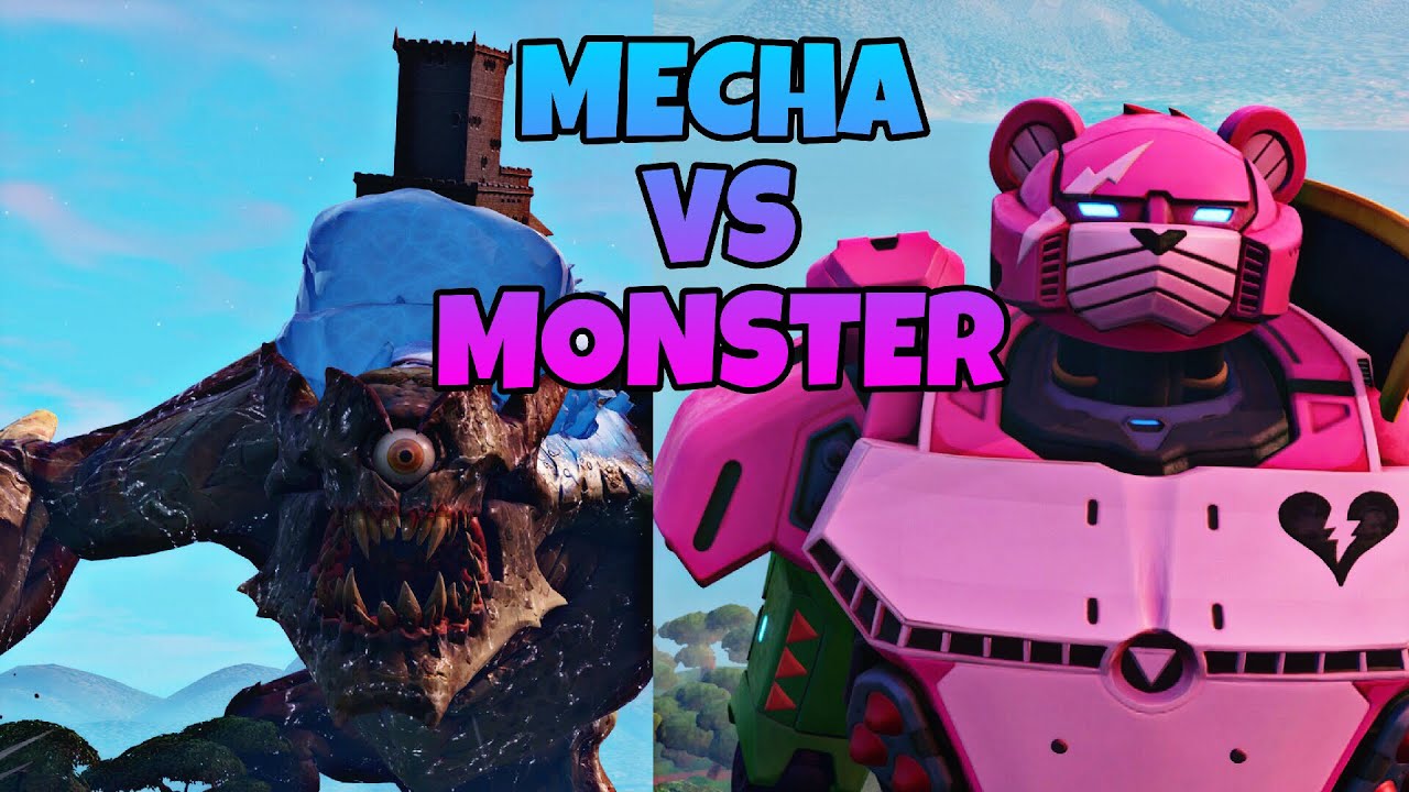 MECHA VS MONSTER LIVE EVENT CINEMATIC FORTNITE - YouTube