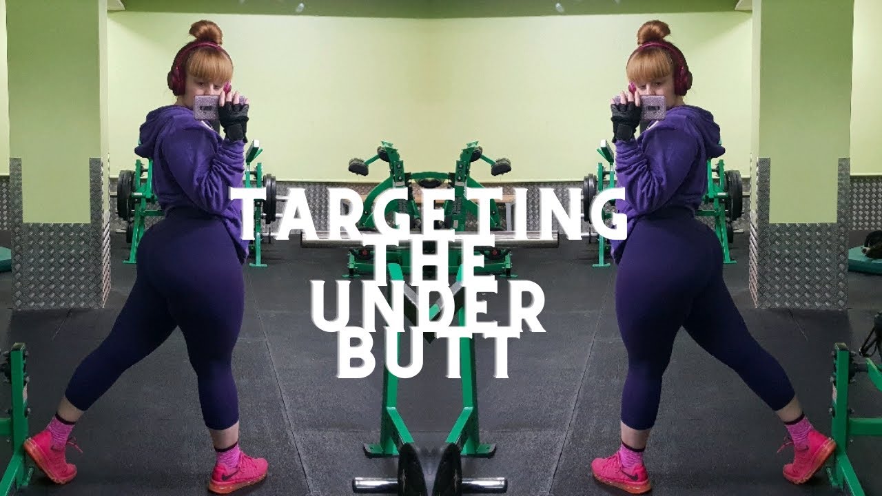 EXERCISES TO TARGET THE UNDERBUTT - YouTube
