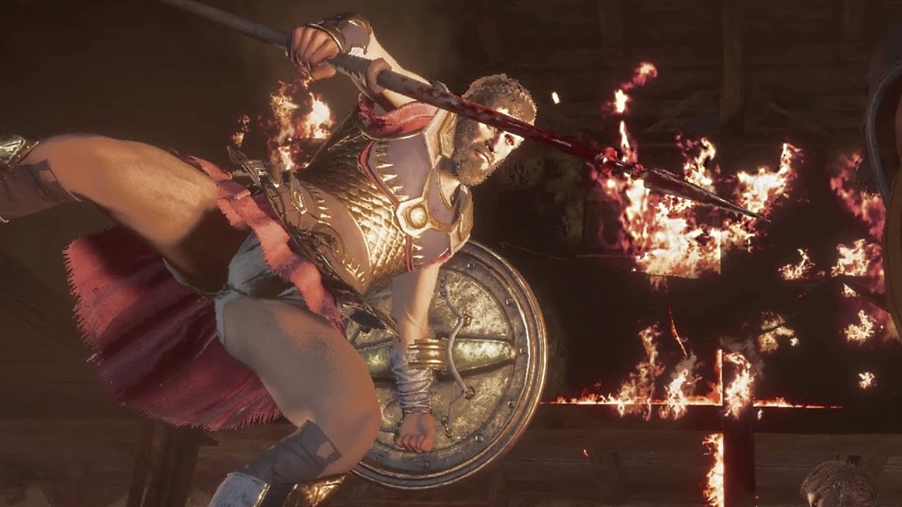 Assassin's Creed Odyssey 💥 Brasidas' Badass Entrance Scene - YouTube