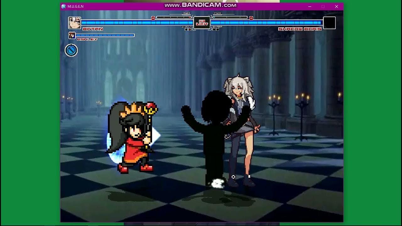 mugen request : Shishiro Botan & Ashley vs Shadow Boris | mugen all stars - YouTube