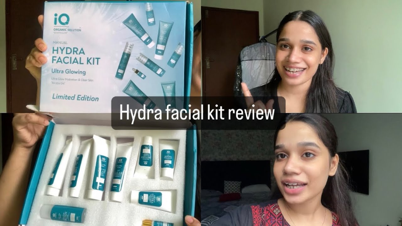 Iq Organic | Hydra Facial Kit | Review | Skin Care Video - YouTube