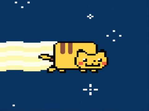 nyan cat pikachu [original] - YouTube
