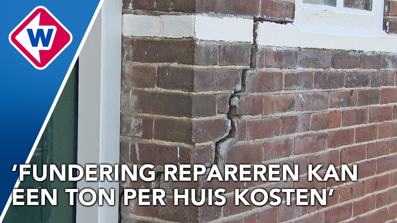 Bewoners radeloos: torenhoge kosten door slechte fundering - YouTube