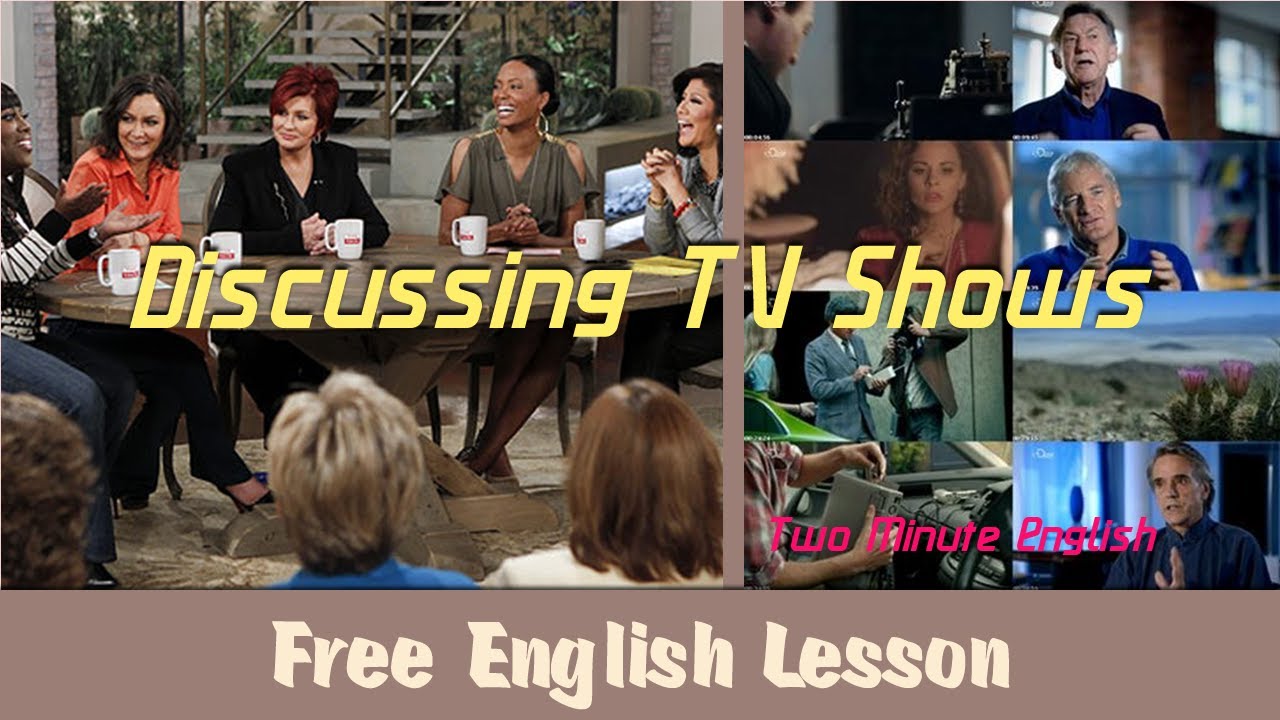 Discussing TV Shows - English Conversation Lesson - YouTube