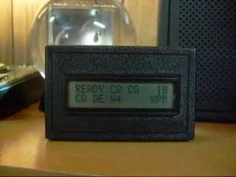 MFJ-461 Pocket CW Morse Code Decoder - YouTube