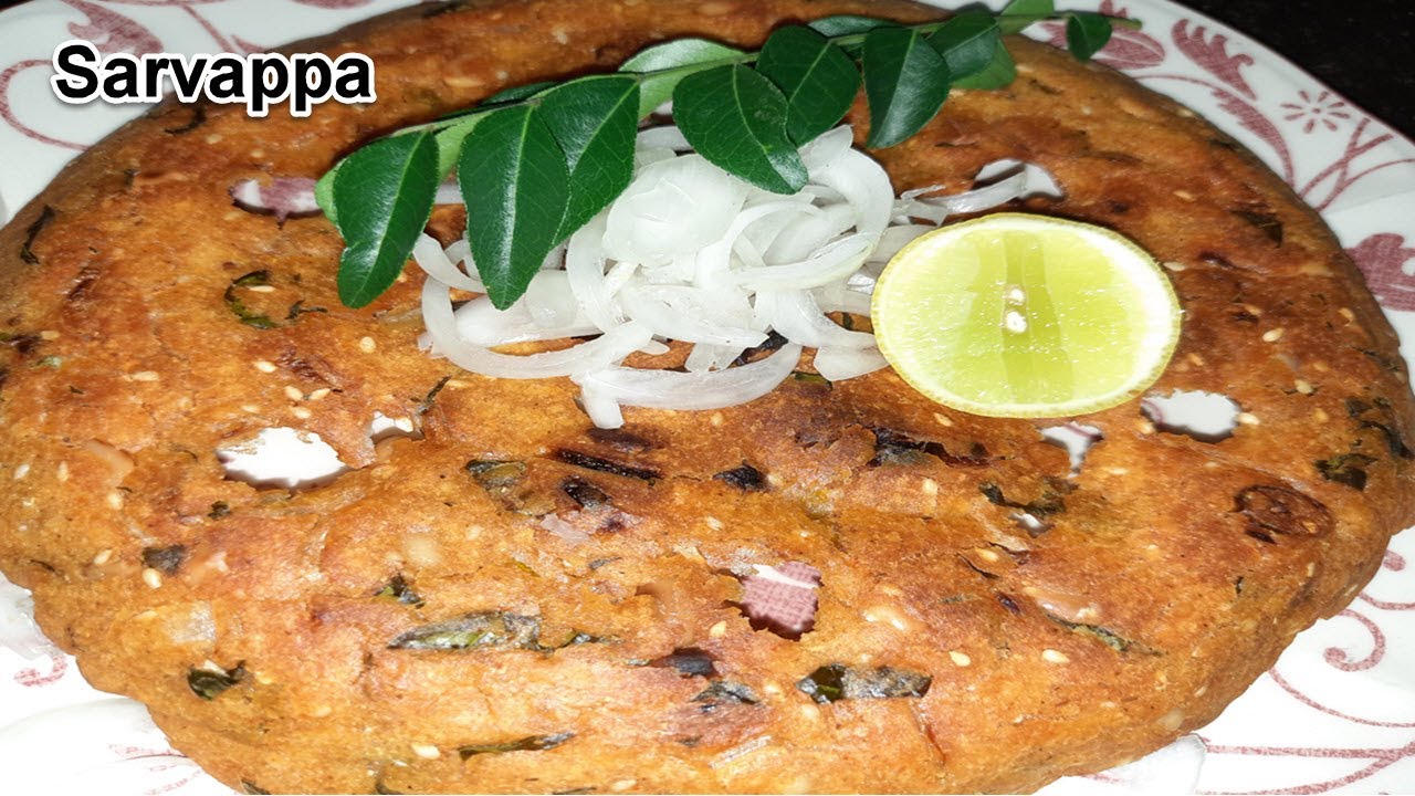 Telangana Famous Sarvappa Recipe (సర్వ పిండి/Pancake)| Telangana ...