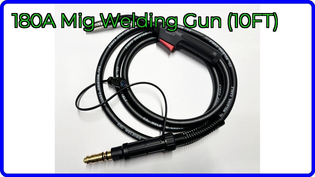 5 Pin MIG Welding Torch MIG Welding Gun 10ft 180A (5-Pin) – Fits ...