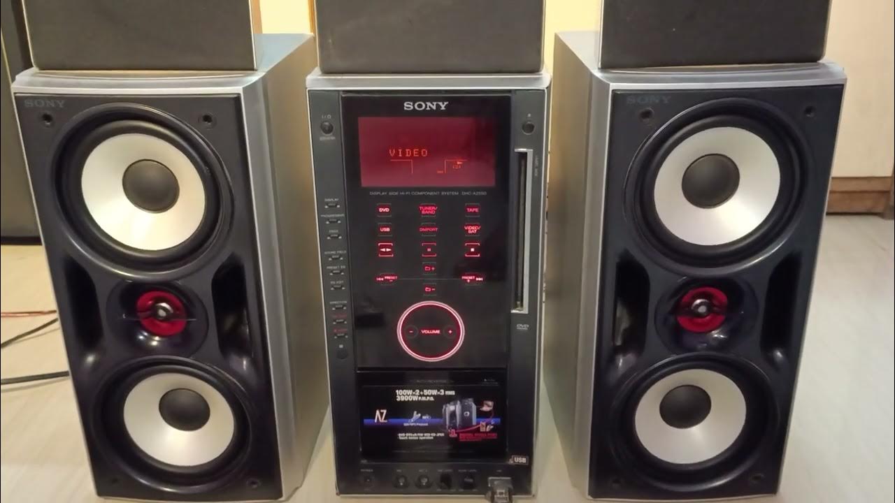 Sony DHC-AZ55D Music system 5.1 excellent quality use earphone 🎧 - YouTube
