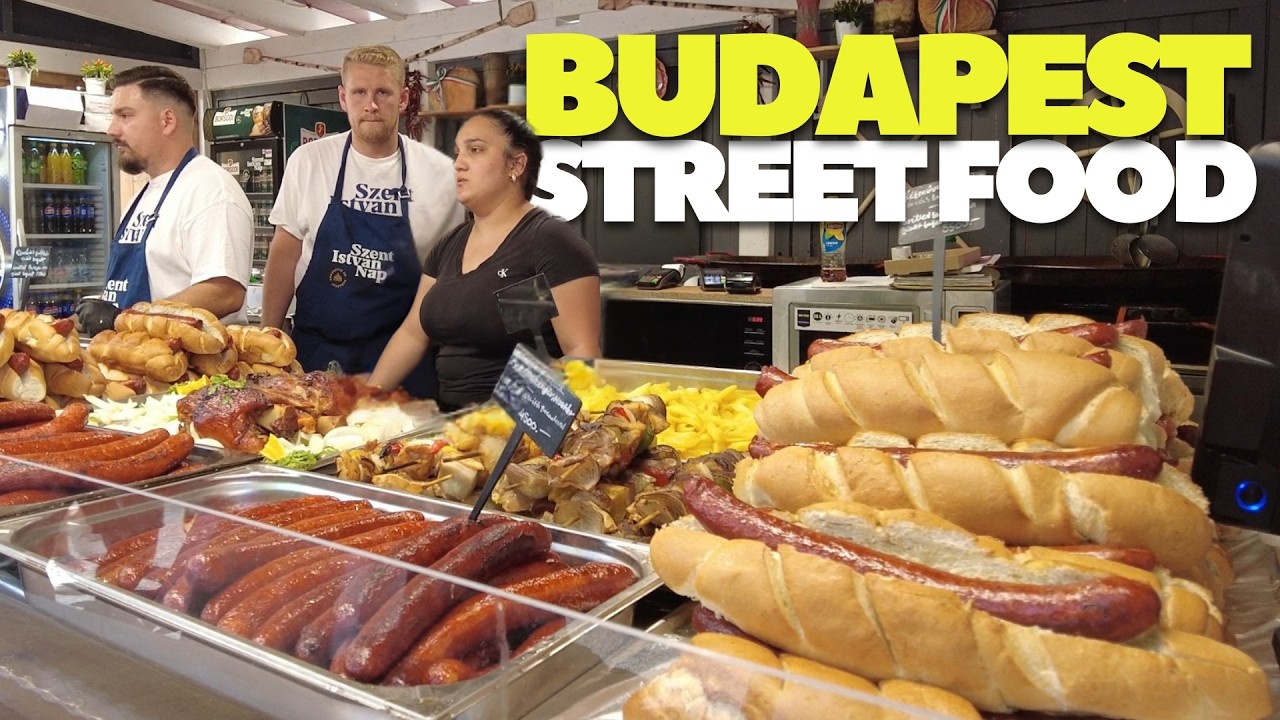 Best Budapest Street Food Tour | What to Eat in Hungary - YouTube