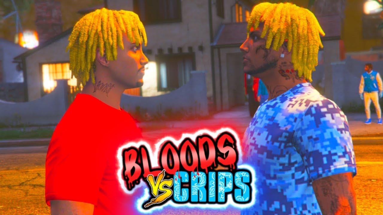 GTA 5 BLOODS Vs CRIPS "TWIN BROTHERS #2" 🔴GANG WAR🔵 (GTA5 RP) - YouTube