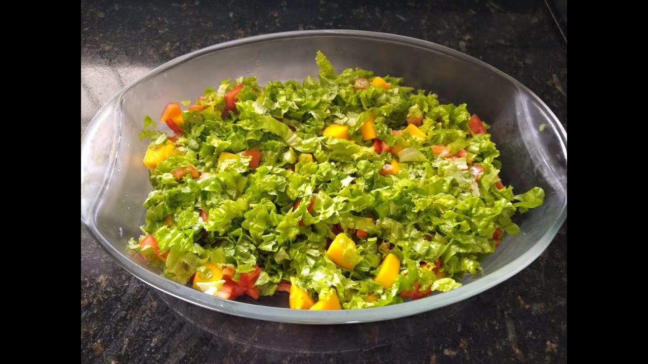 Salada De Alface Com Manga E Tomate Cereja - RETOEDU
