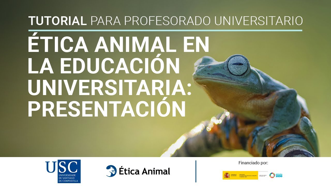 Ética animal en la educación universitaria - YouTube