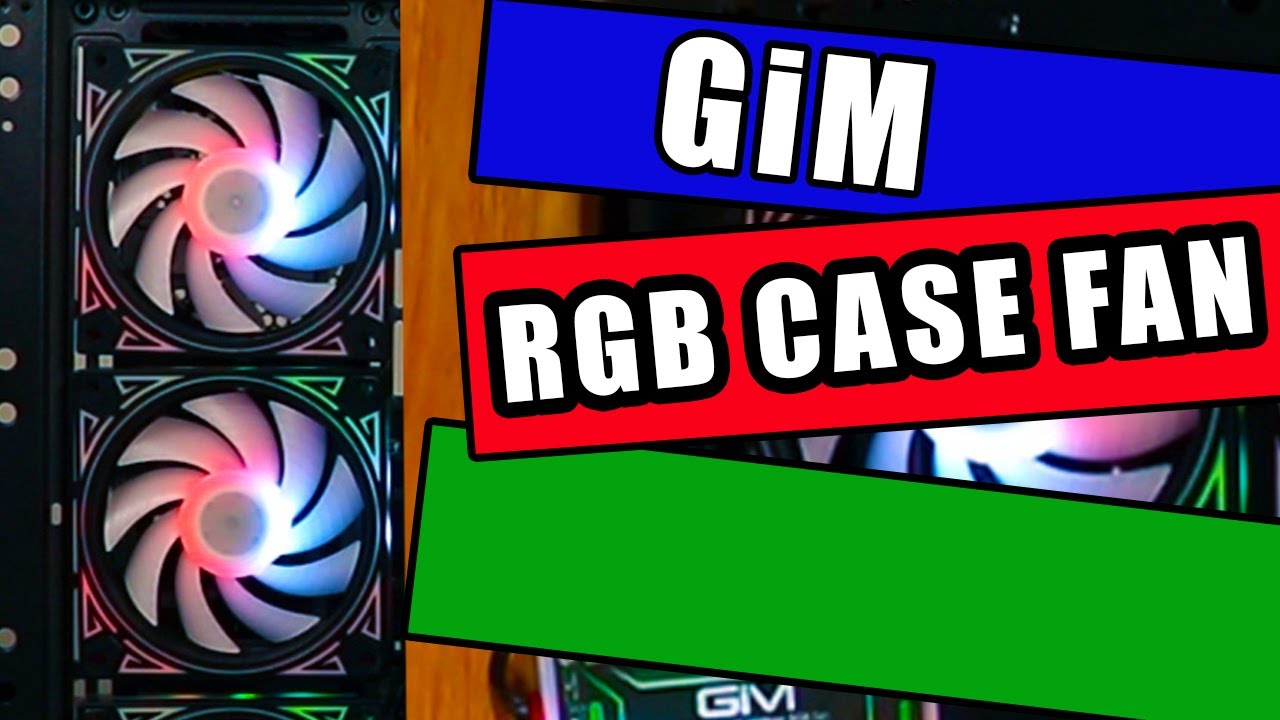 GiM RGB CASE FAN KIT Review - YouTube
