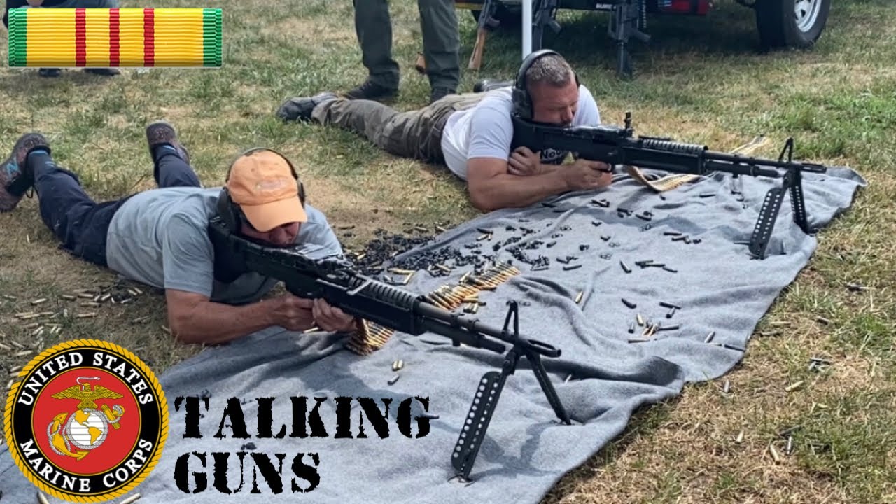 Vietnam Vet / Silver Star Recipient Johnnie Clark Shooting the M60 for ...