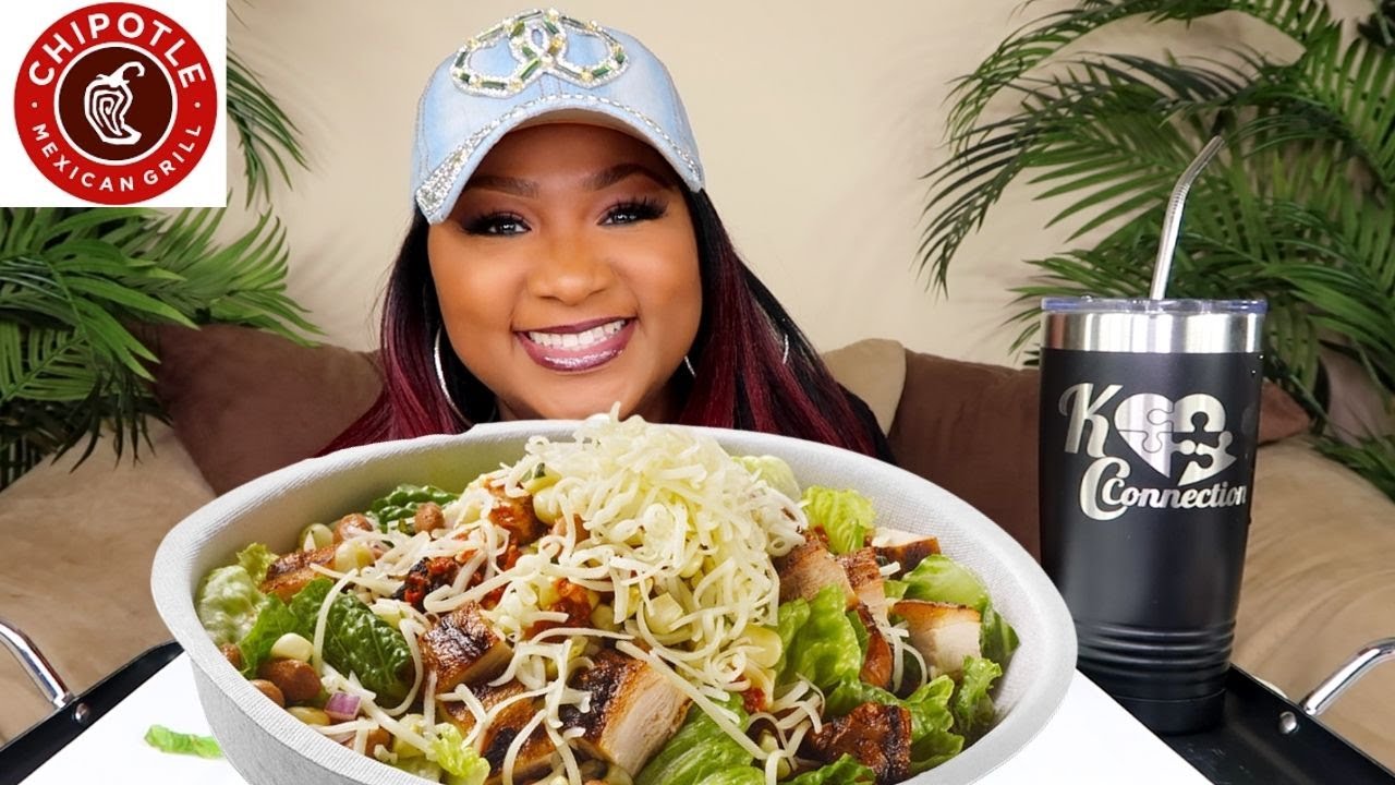 CHIPOTLE MUKBANG | CHIPOTLE BURRITO BOWL MUKBANG - YouTube