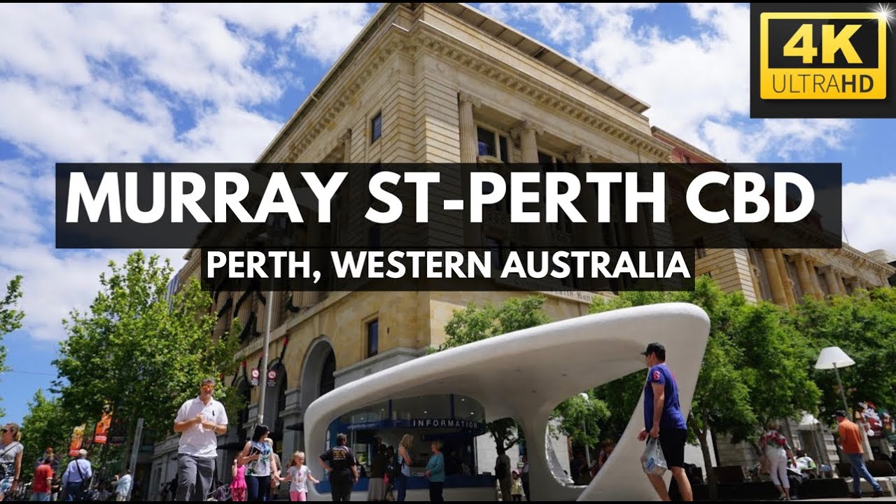 4K MURRAY STREET, PERTH CBD WALKING TOUR #walkingtour #perth #perthisok ...