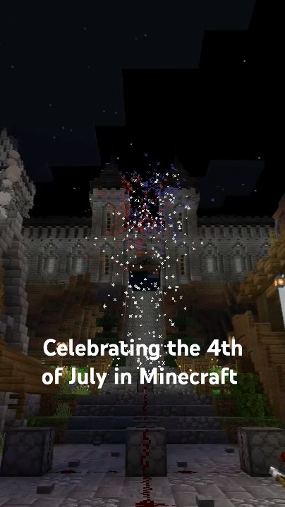 Celebrating the 4th of July in Minecraft #minecraft #4thofjuly # ...