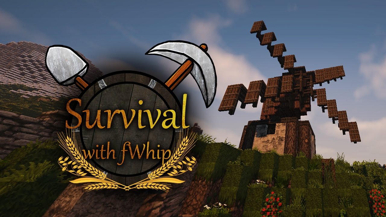 Diagonal Windmill Let's Build :: Dukonia Survival #018 - YouTube