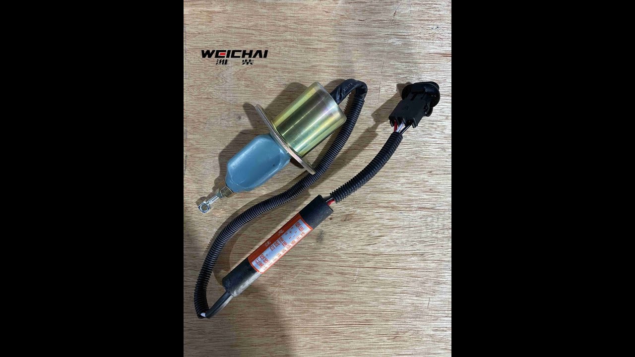 Weichai Solenoid Shut Off 612600091086 WD615 WD10 ENGINE PARTS China ...