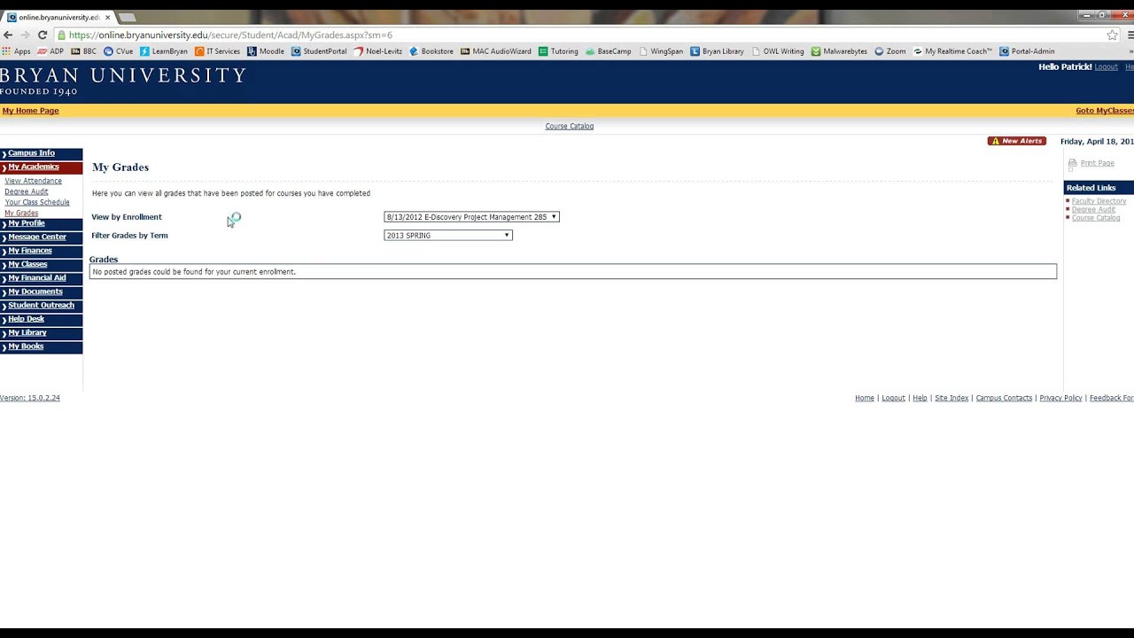 Finding Your Final Grades on Portal - YouTube