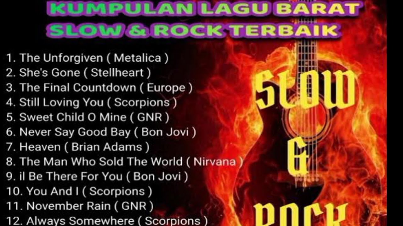 Slow & Rock Full Best Album - YouTube