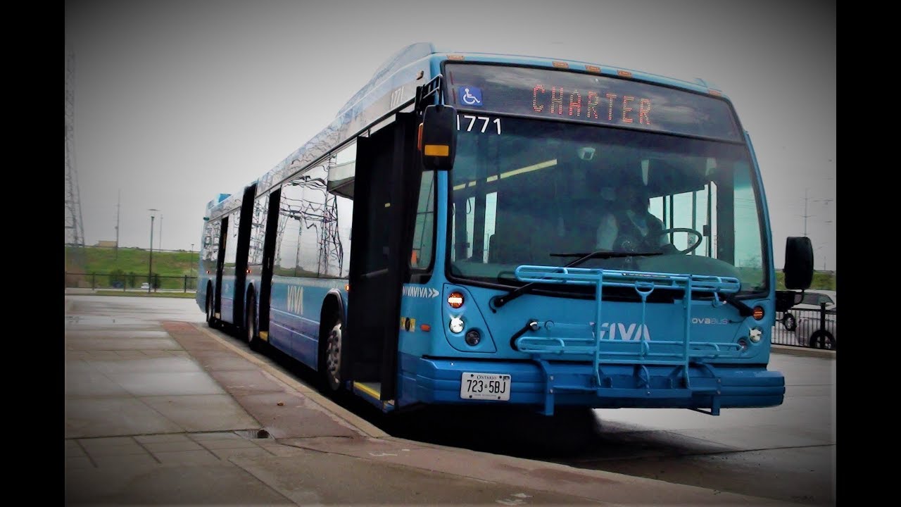 YRT/VIVA ~ 2016 Nova Bus LFS Articulated 1771 ~ Bus Ride on Family Fun ...