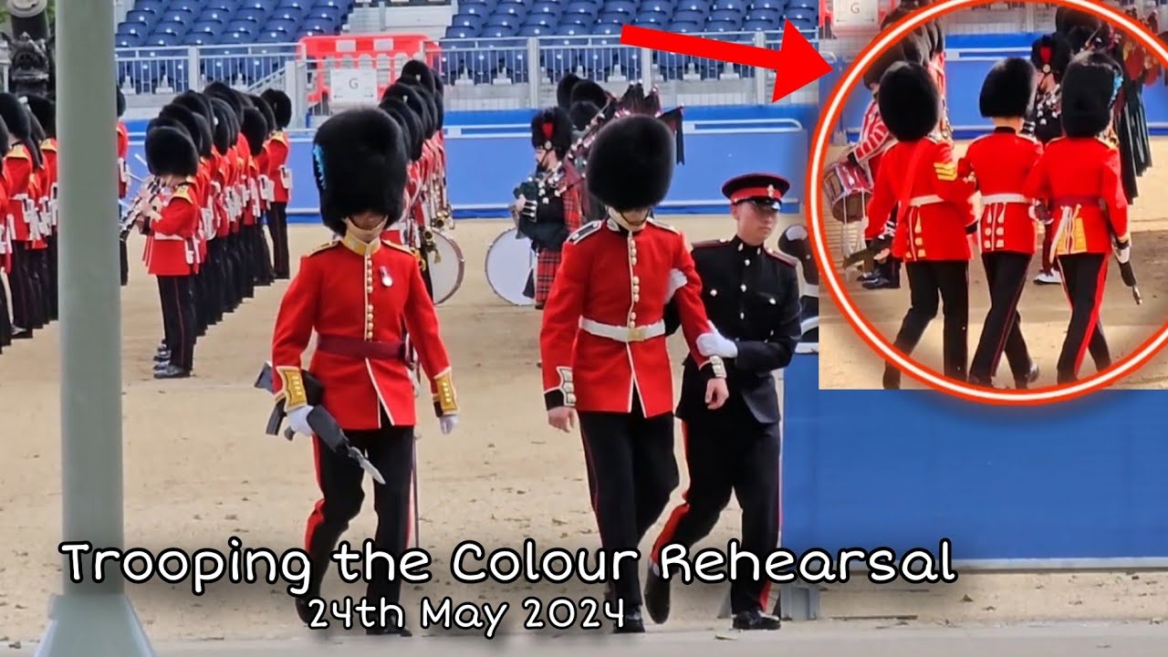 24th May 2024: British Royal Guard Members FAINT during King's Birthday ...