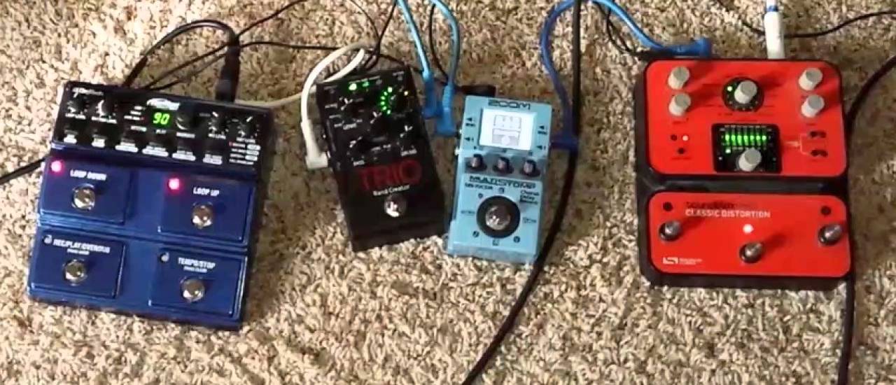 Digitech Trio JamMan Metal Jam / Source Audio Classic Distortion Pro ...