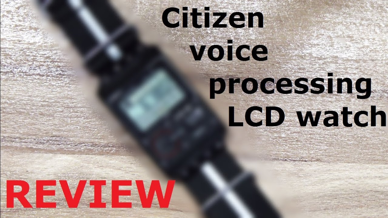 Citizen Voice watch Review - Ep 83 - Vintage Digital Watches - YouTube