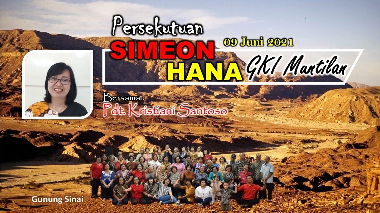 Renungan Simeon Hana GKI Muntilan tanggal 9 Juni 2021 - YouTube