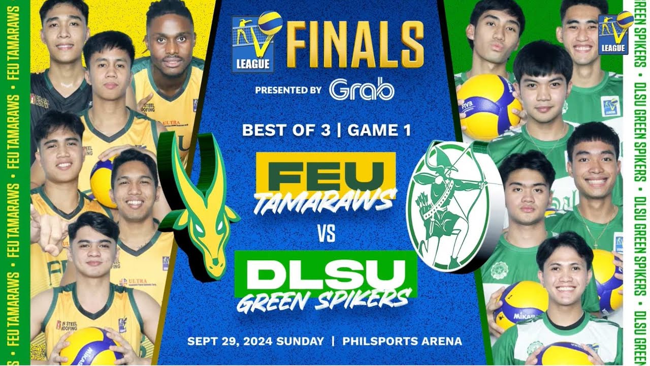FEU VS DLSU | Finals Game 1 | Men's Division | V-League Collegiate ...
